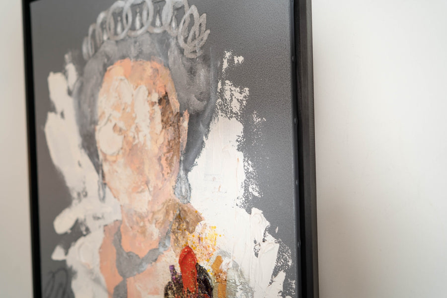 UNTITLED Portrait work (Elizabeth II) contemporary painting art – ENTown
